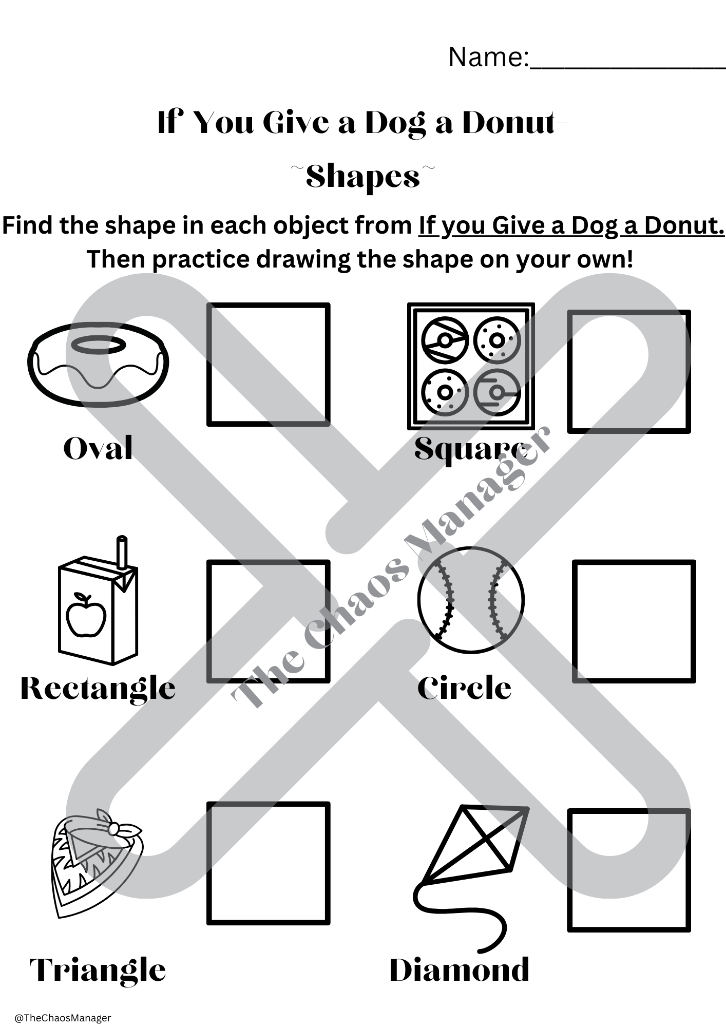 If you Give a Dog a Donut-Resources & Curriculum Ideas ⋆